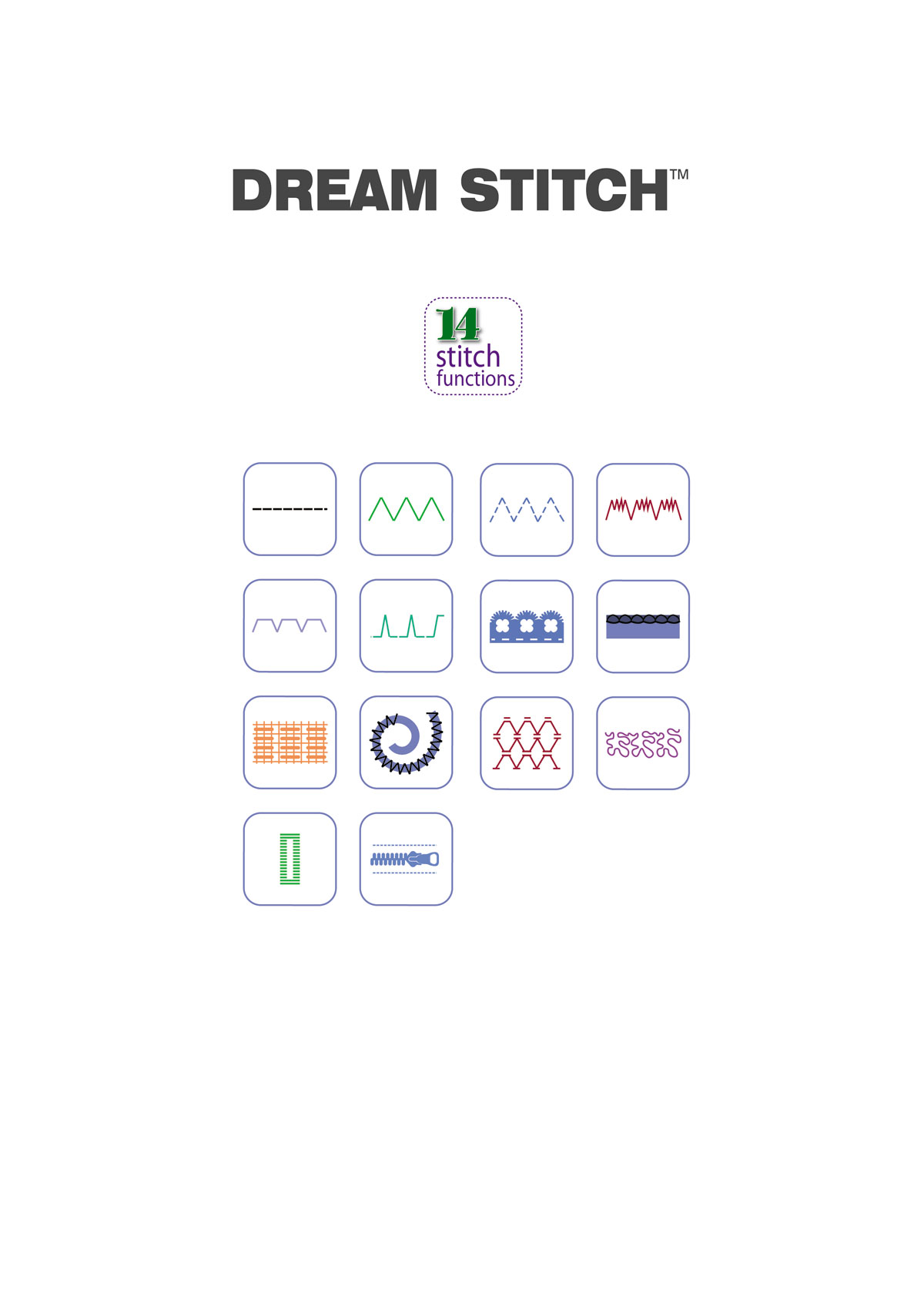 Usha Janome Dream Stitch | Automatic Zig Zag | Sewing Supplies ...