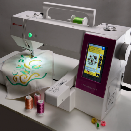 "Usha Janome Memory Craft 450E with Digitizer Jr | Computerised ...